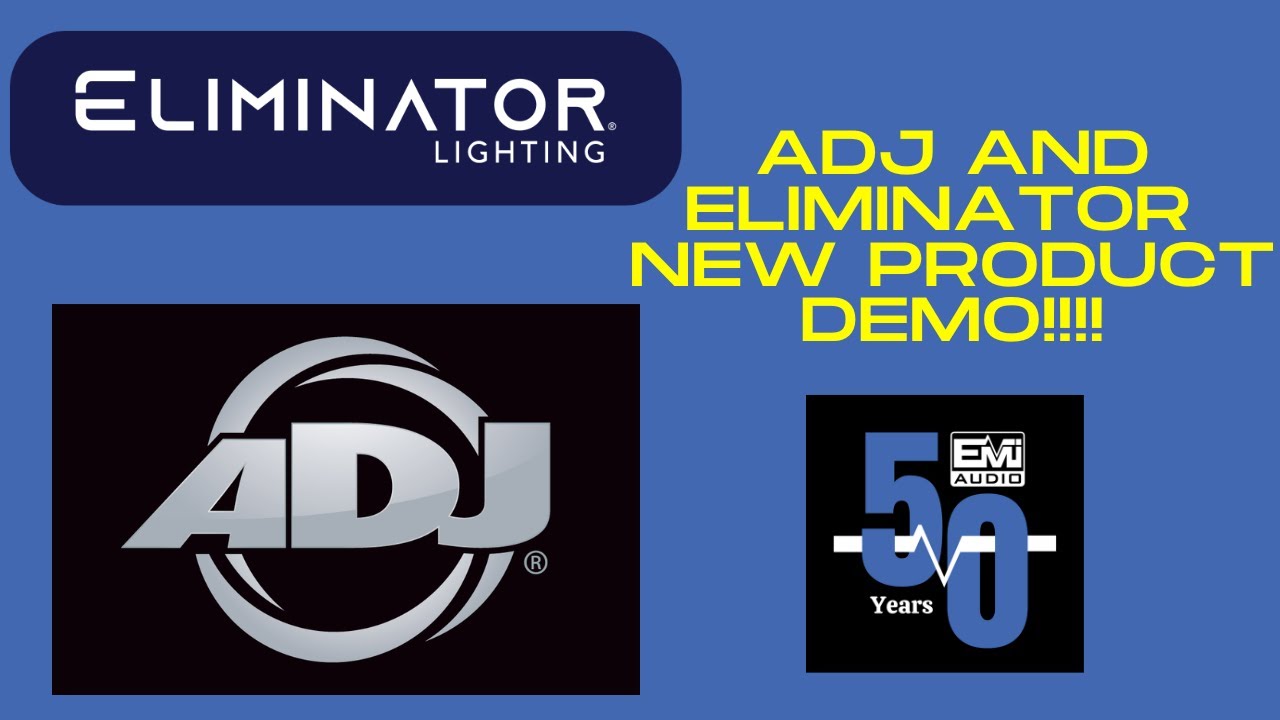 ADJ and Eliminator New Product Showcase at EMI Audio - YouTube