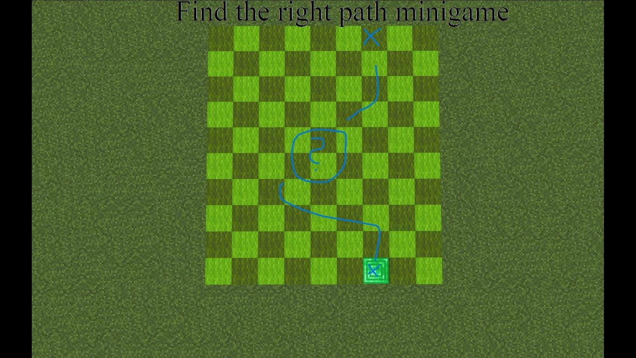How to build a "find the right path" minigame | Minecraft Bedrock - YouTube