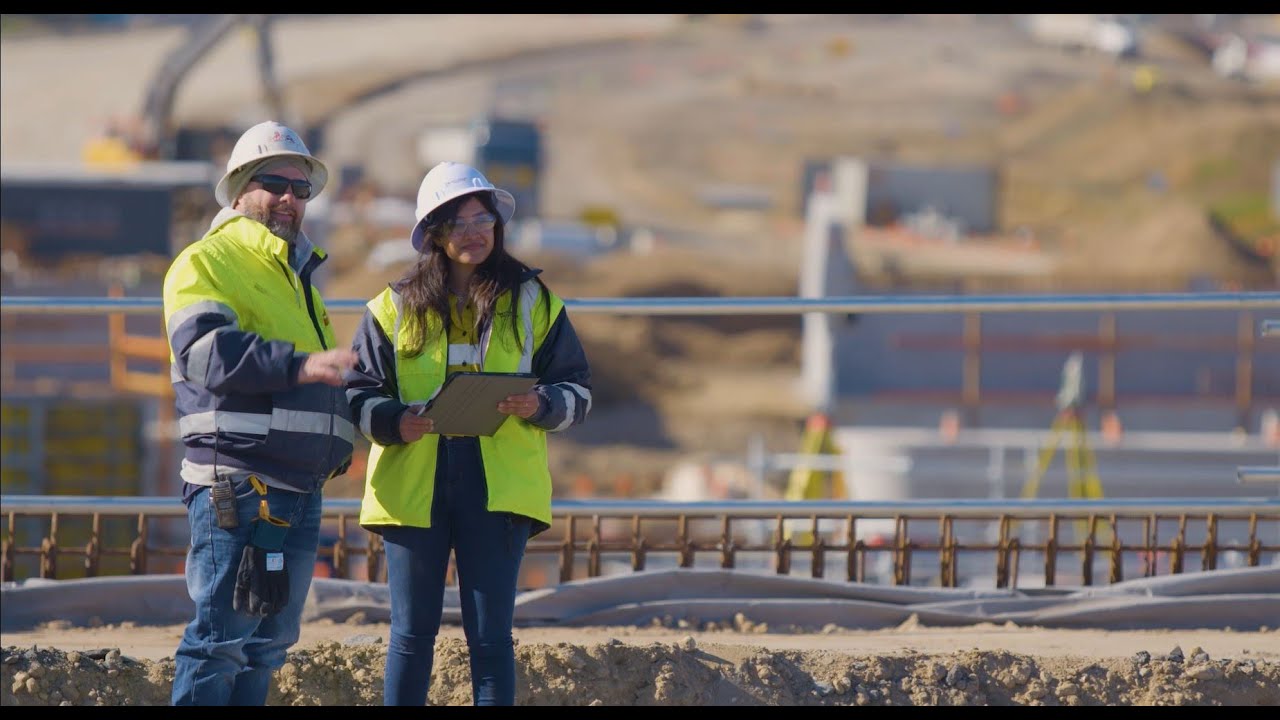 Driving progress on the M12 Motorway (Central) project - YouTube