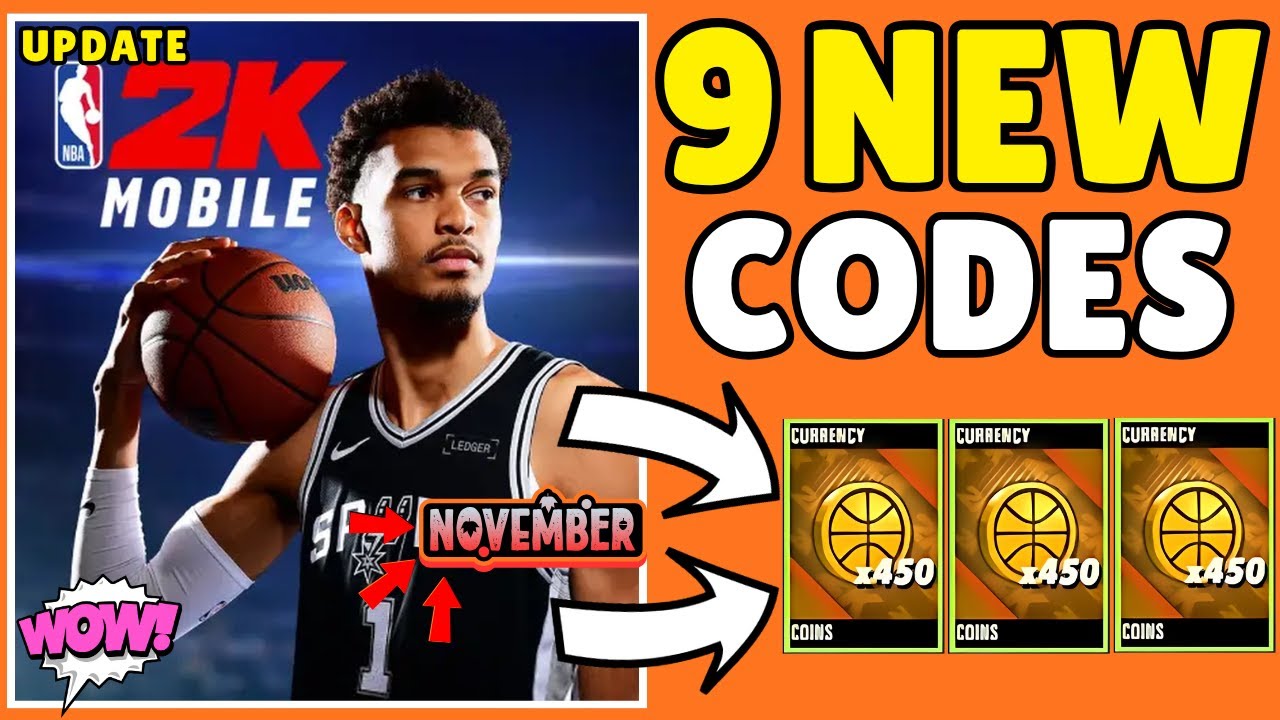 More Codes For NBA 2K Mobile! Free Cards | New NBA 2K Mobile Codes 2025 ...