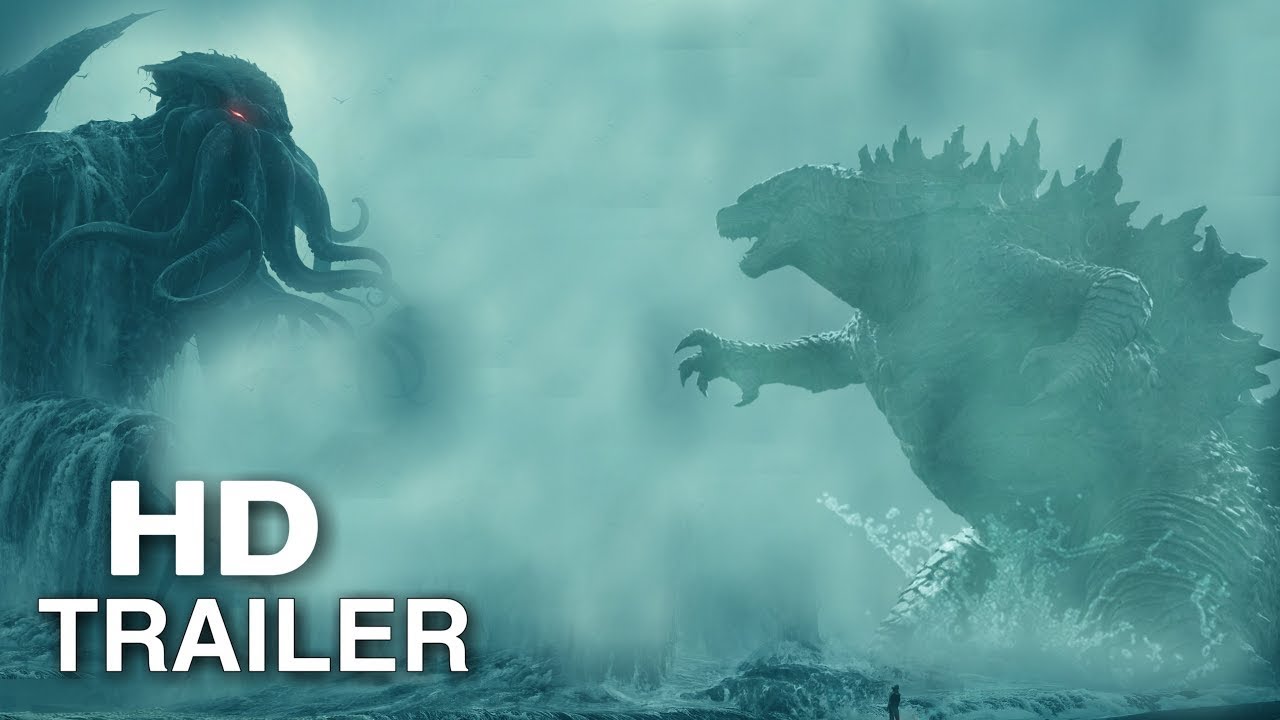 Godzilla vs Cthulhu fan made trailer - YouTube