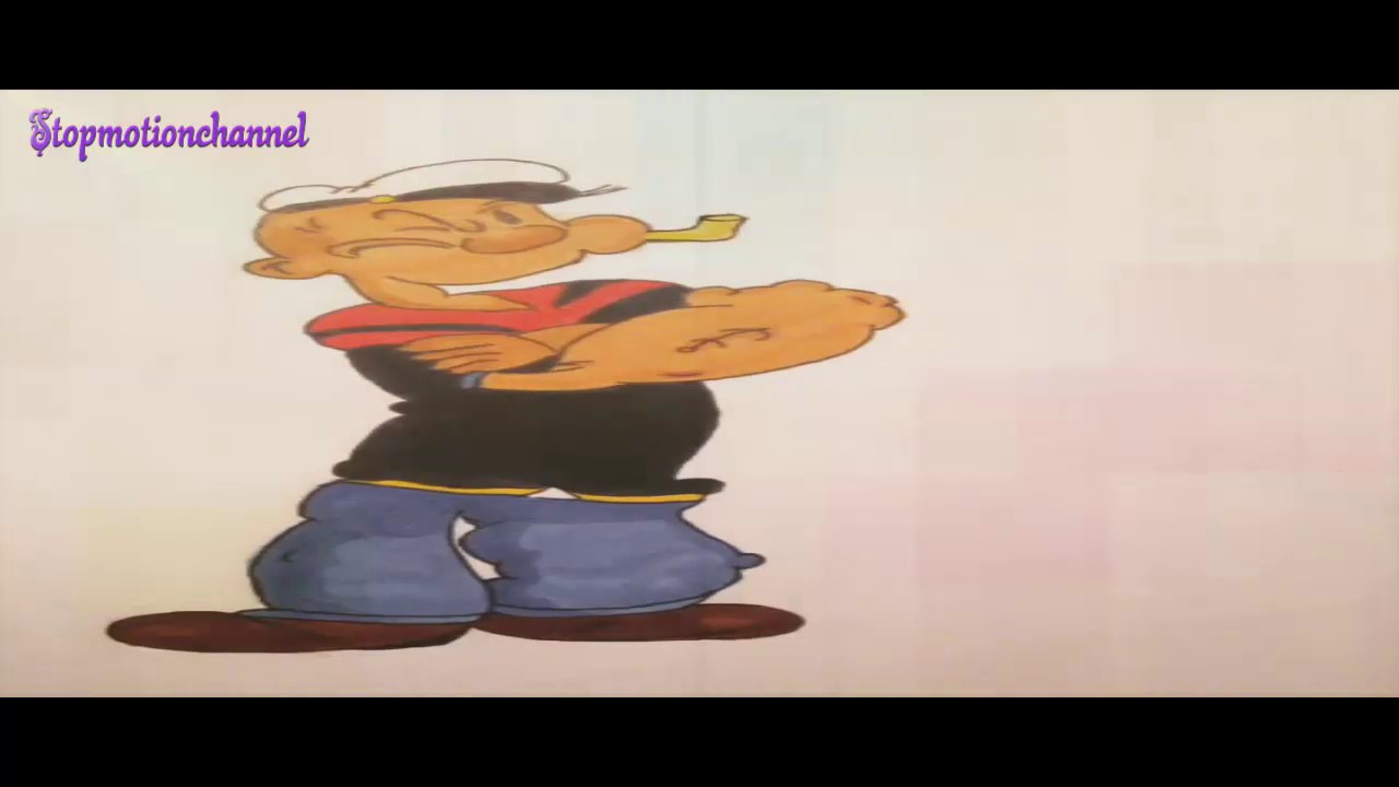 Stop motion - Popeye sings a song - YouTube