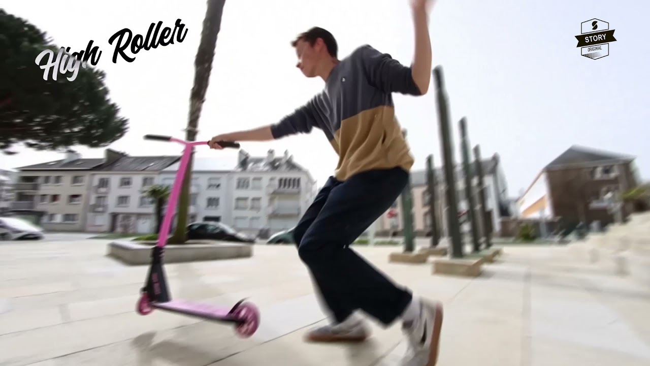 Story High Roller Stunt Scooter FR - YouTube