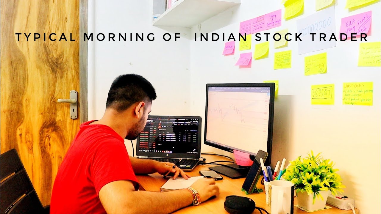 TYPICAL MORNING OF LAZY INDIAN STOCK TRADER 😅#stocktrader #indian - YouTube
