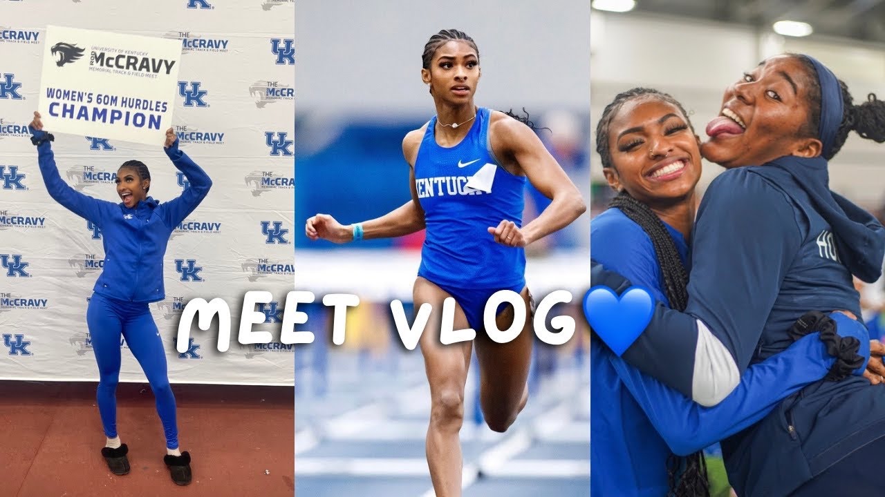 FIRST MEET OF 2023 VLOG| I PR’d, World Leader, NCAA Leader (grwm, meet ...