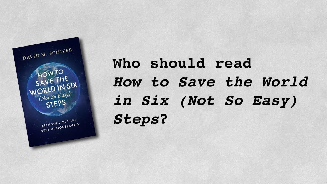 Professors in Print: "How to Save the World in Six (Not So Easy) Steps ...