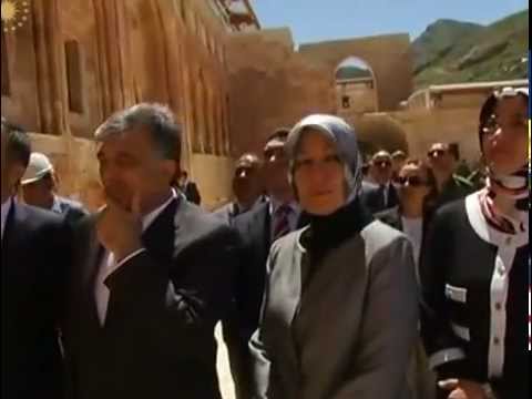 Cumhurbaşkanı Abdullah Gül, İshak Paşa Sarayı'nı Ziyaret Etti