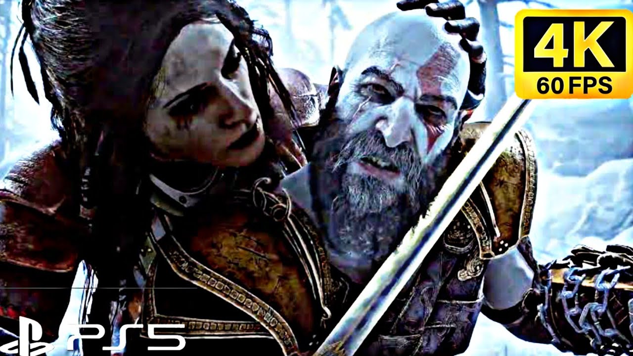 God of War Ragnarök_freya kill kratos fight scene ultra high graphics ...