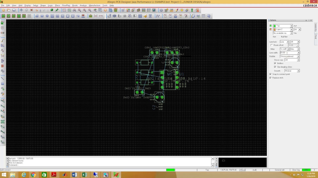 Orcad PCB Design Tutorial - 6 Draw traces & board outline - YouTube