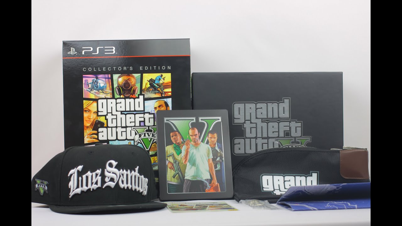 Unboxing of Grand Theft Auto V Collector's Edition (PS3) - YouTube