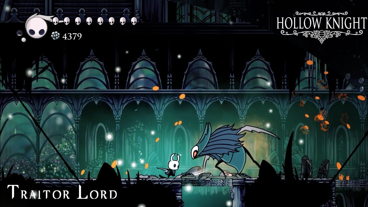 Traitor Lord Fight - Hollow Knight ( lots of panic dodging here ...
