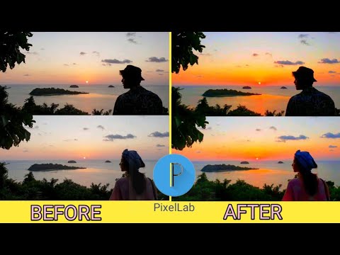 Edit foto pakai pixellab dengan hasil yang keren - YouTube