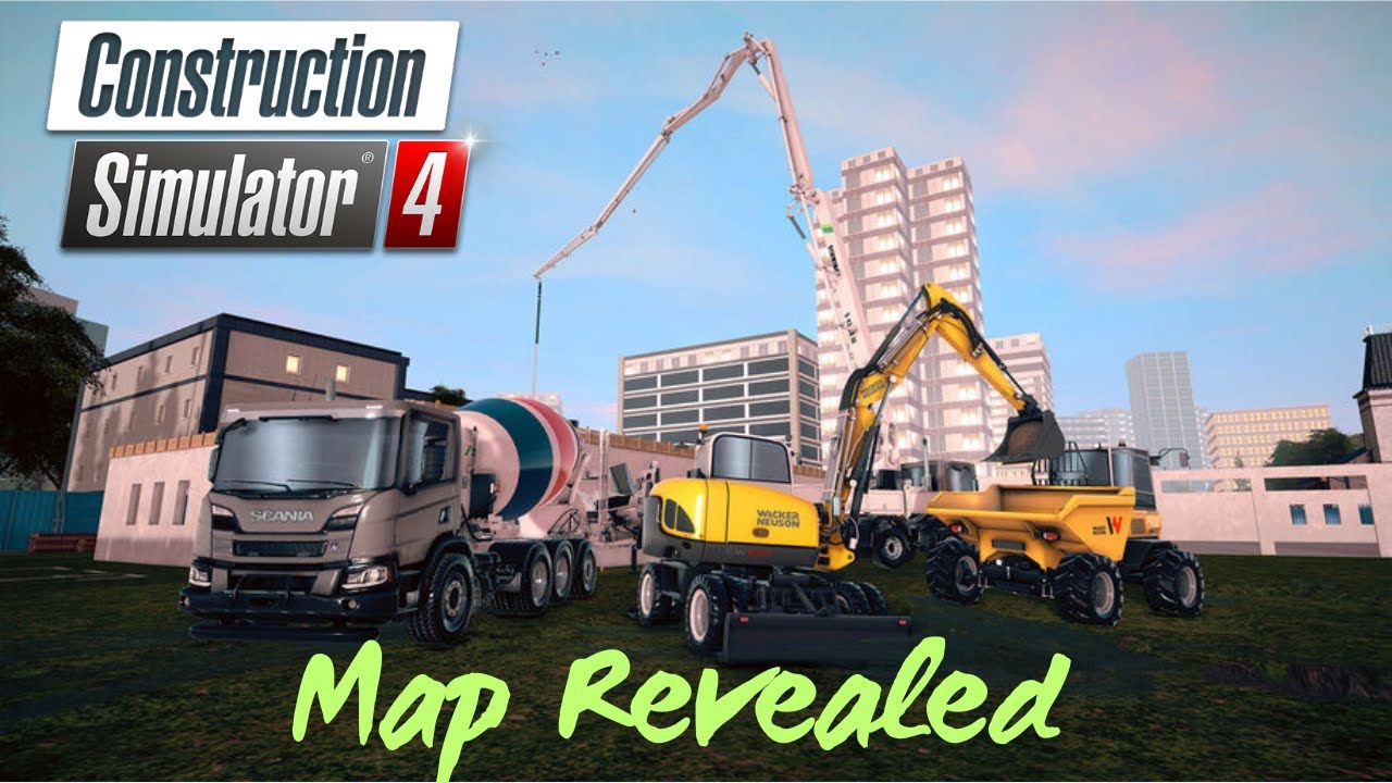 Construction Simulator 4 | Map First Look - YouTube