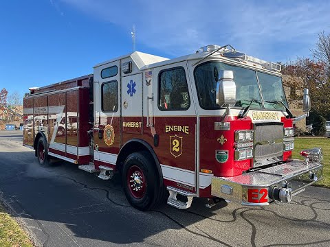 Amherst, MA – E-One eMax Custom Pumper - YouTube
