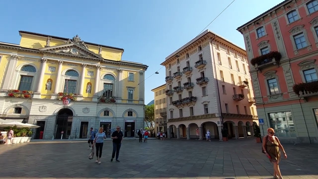 Piazza della Riforma, Lugano, Svizzera - YouTube