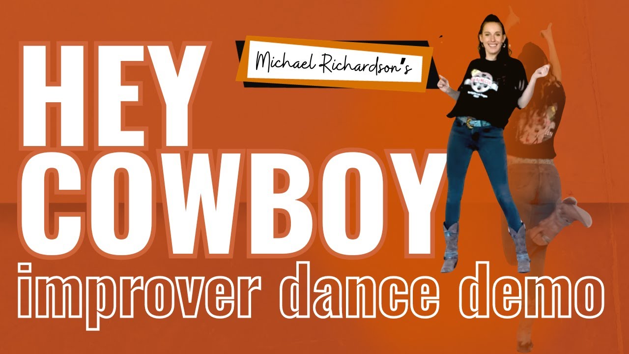 "HEY COWBOY" Line Dance Demo | Michael Richardson | Devon Cole - YouTube
