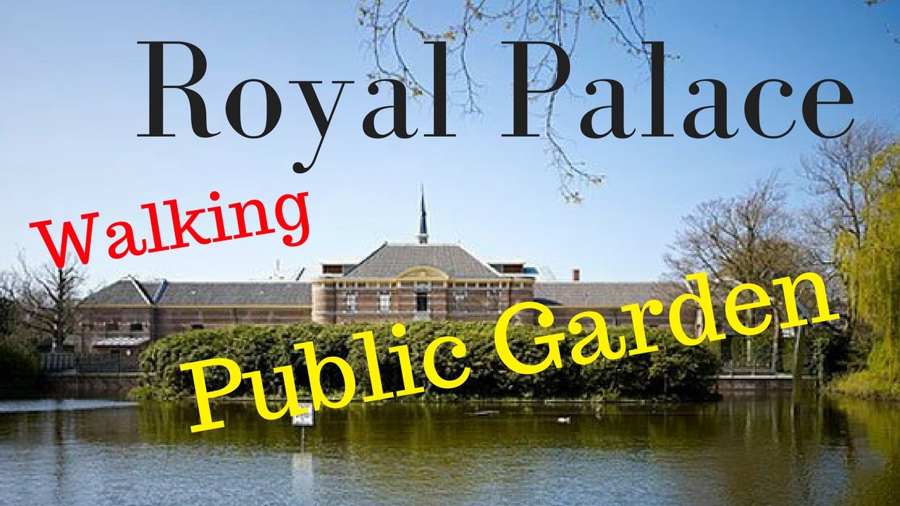 Walking the Royal Palace "Noordeinde" The Hague (Den Haag) public ...