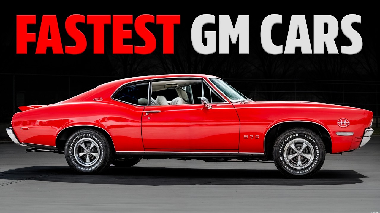 Racing Through History: Fastest Classic GM Muscle Cars - YouTube