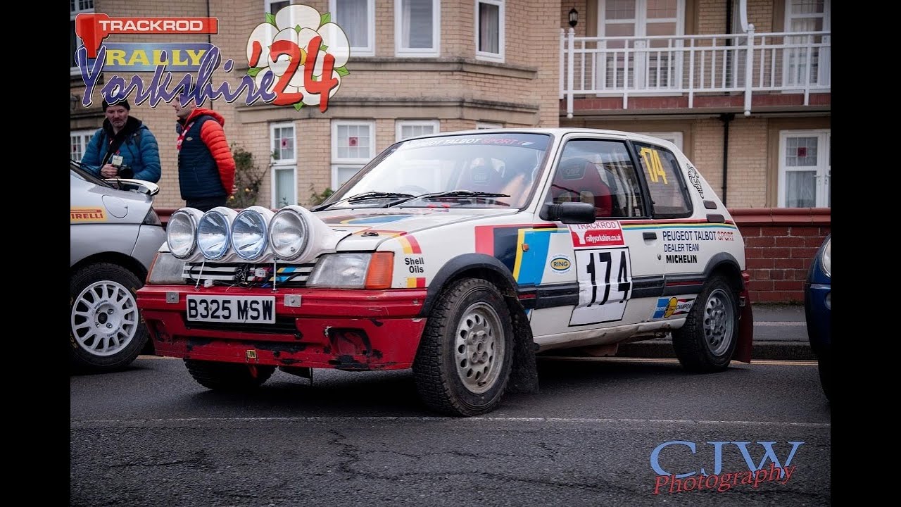 Trackrod Historic Rally 2024 - Car 174 - 205GTI 1600 GrpN - YouTube