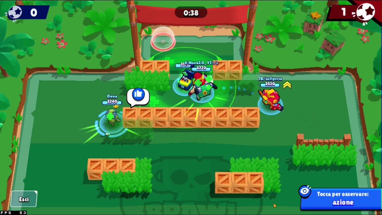 una battaglia spettacolare su brawl stars in footbrawl - YouTube