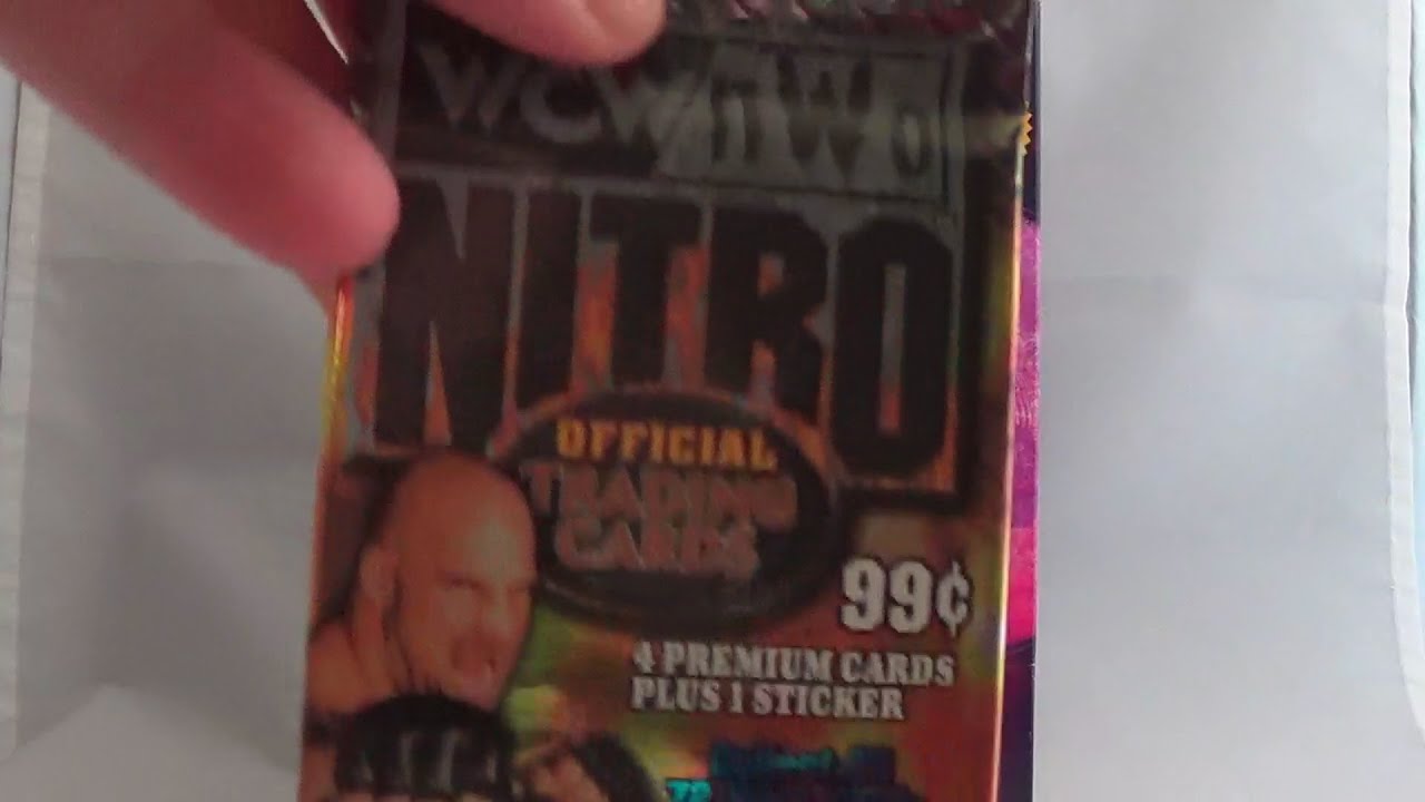 Opening 20 Assorted Wrestling Trading Card Packs Part 1 - WCW/nWo Nitro ...