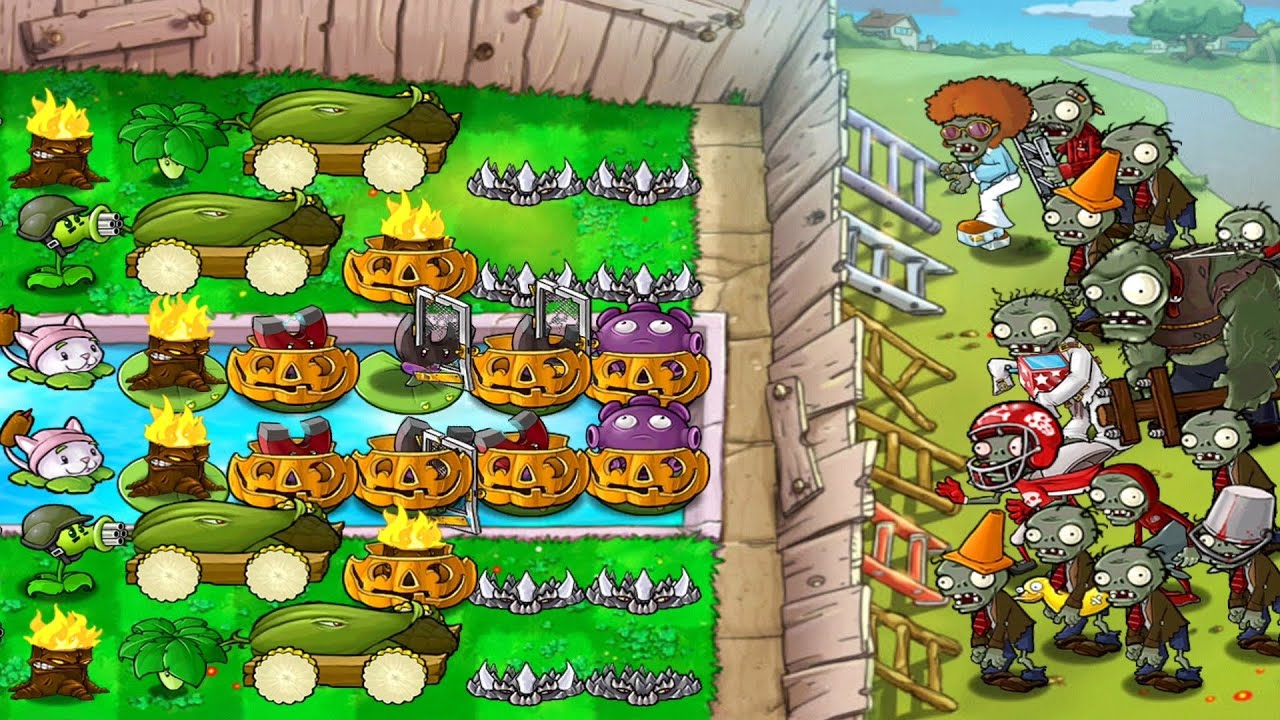 Survival: Endless | Plants vs Zombies Survival Endless 8 to 16 Flags ...