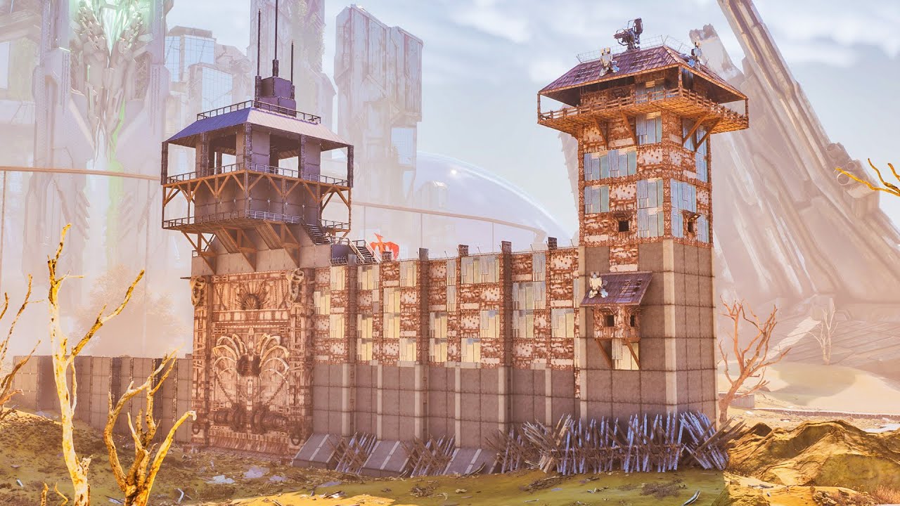 🔴 Let's Build an All-in-One Wasteland Compound Base in ARK: Survival ...