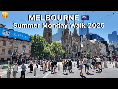 Melbourne Summer Monday Walk 2026 Australia