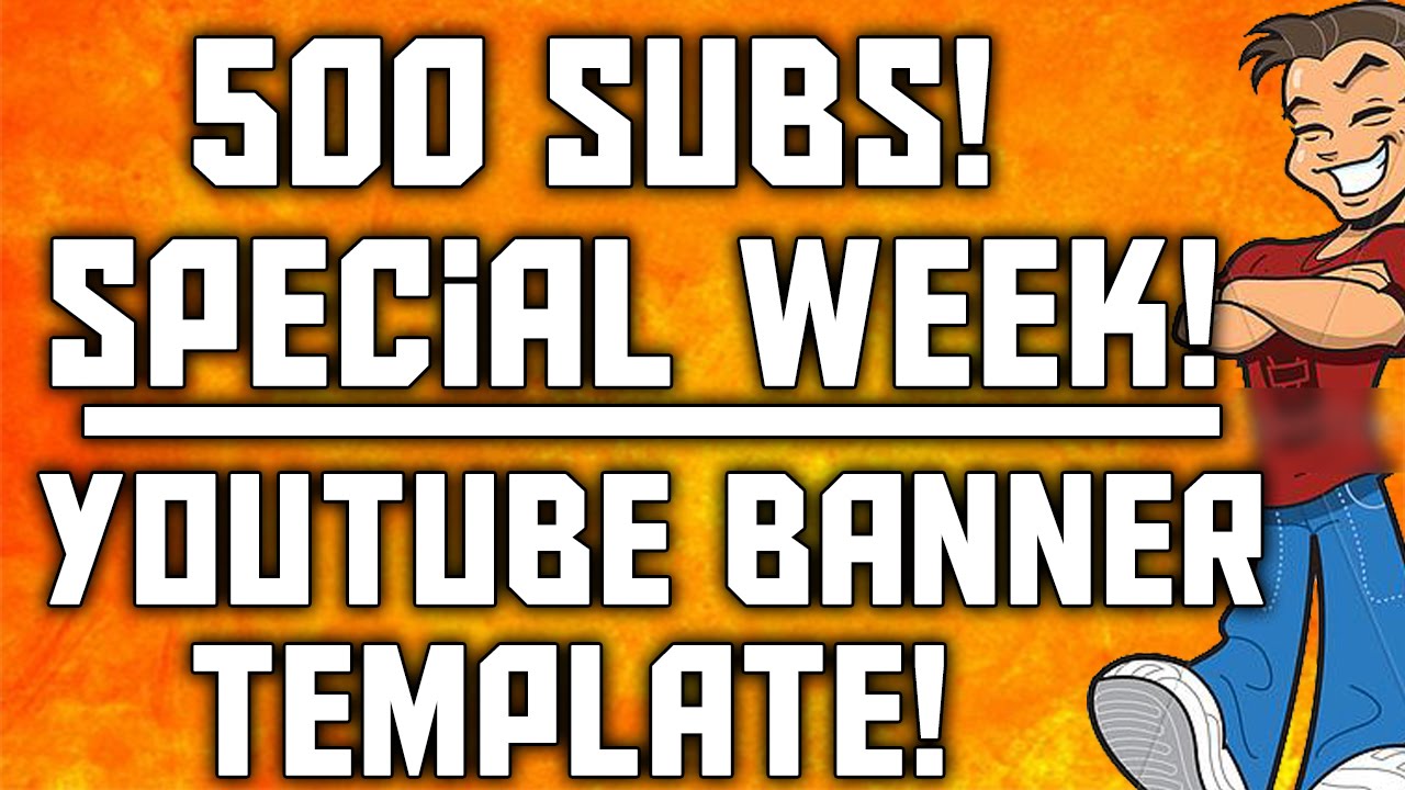 Free Call Of Duty YouTube Banner Template Photoshop! 500 SUBS Special ...