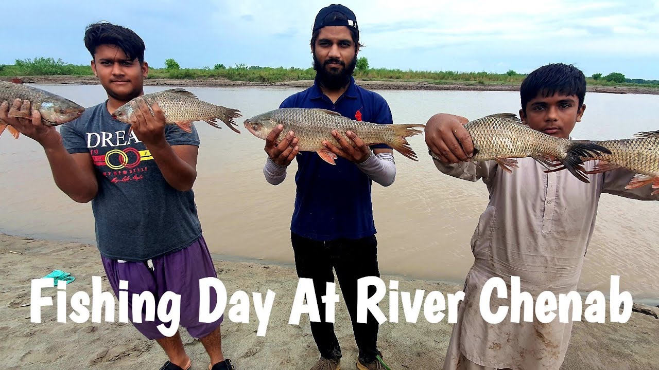 River Chenab Fishing Vlog! How to bait for a fish ? Complete Info how ...