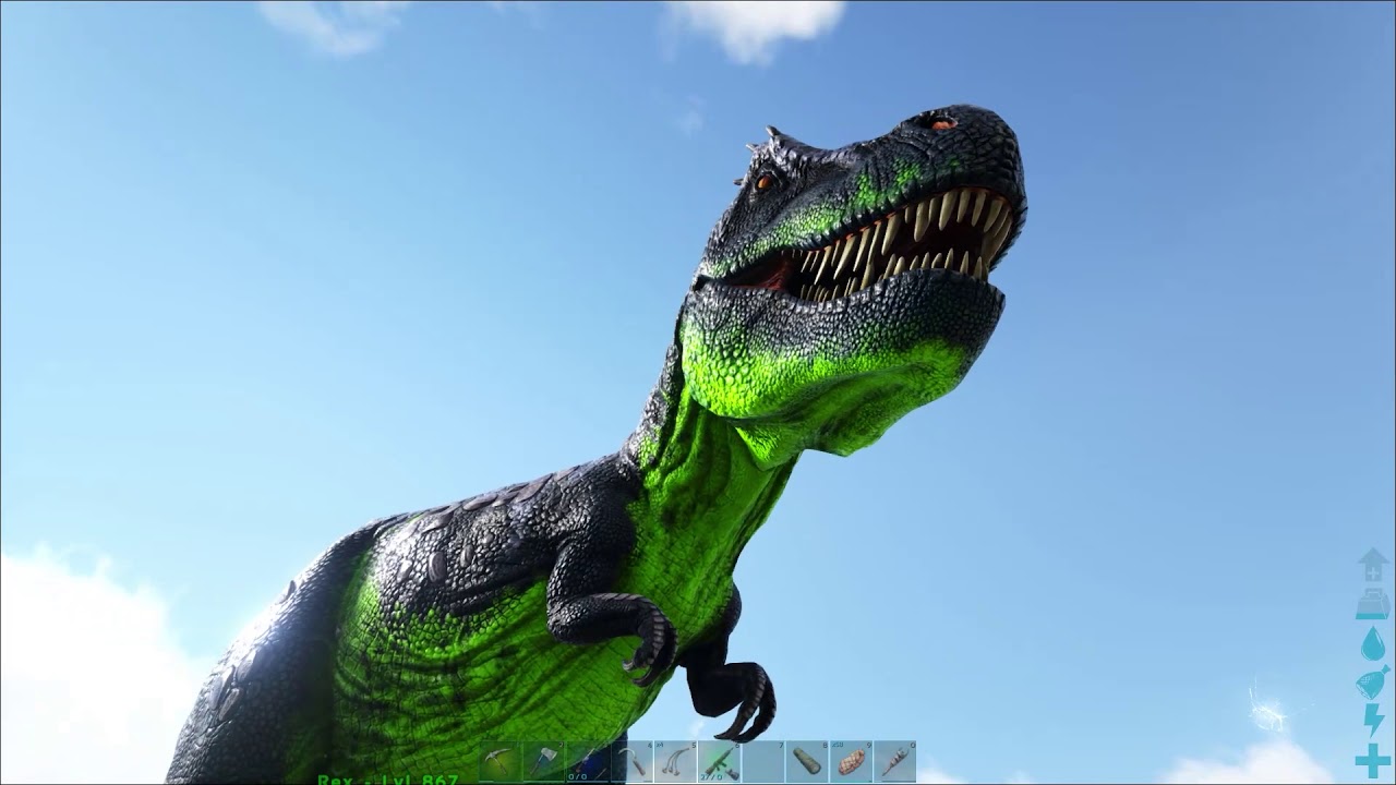 ARK Modded EP08 - Level 907 T-REX!!!!! - YouTube