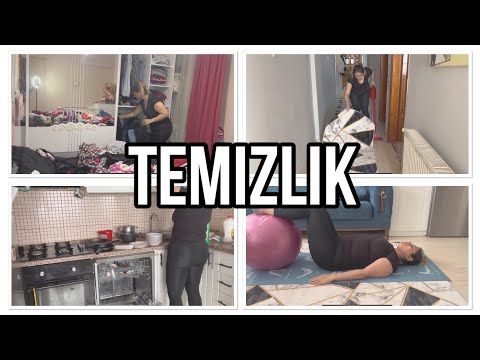 TEMİZLİK 🧼 / Çamaşır 🧹/ Bulaşık / Pilates / #temizlikvlog
