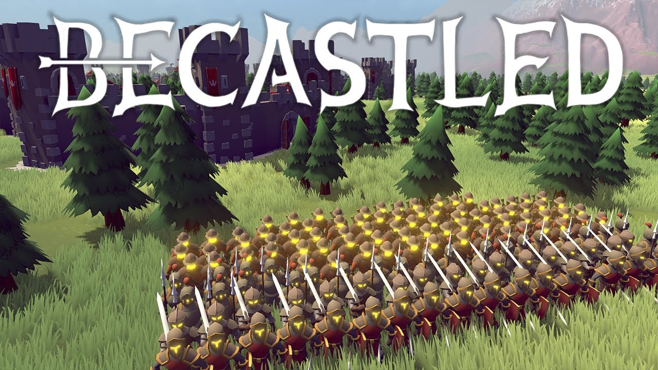 #1🏰 BECASTLED - RTS Medieval + Base-building - YouTube