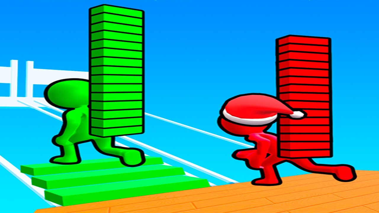 Bridge Race - Gameplay Walkthrough - All Levels (IOS, Android) - YouTube