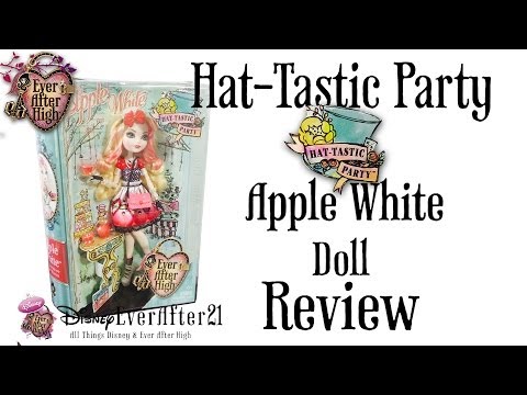 Ever After High New Hat Tastic Party Apple White Doll Review [Hat-Tastic | HatTastic]