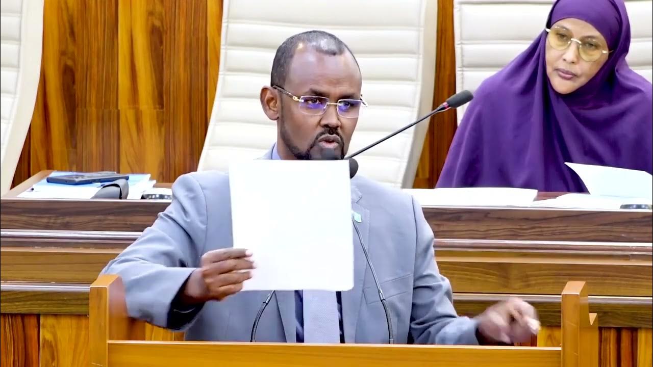 Dastuur Puntland iyo Somaliland Ay Ka Maqanyihiin Dastuur Ma Ahan”Xildhiban Daud Abdikarim Sh ...