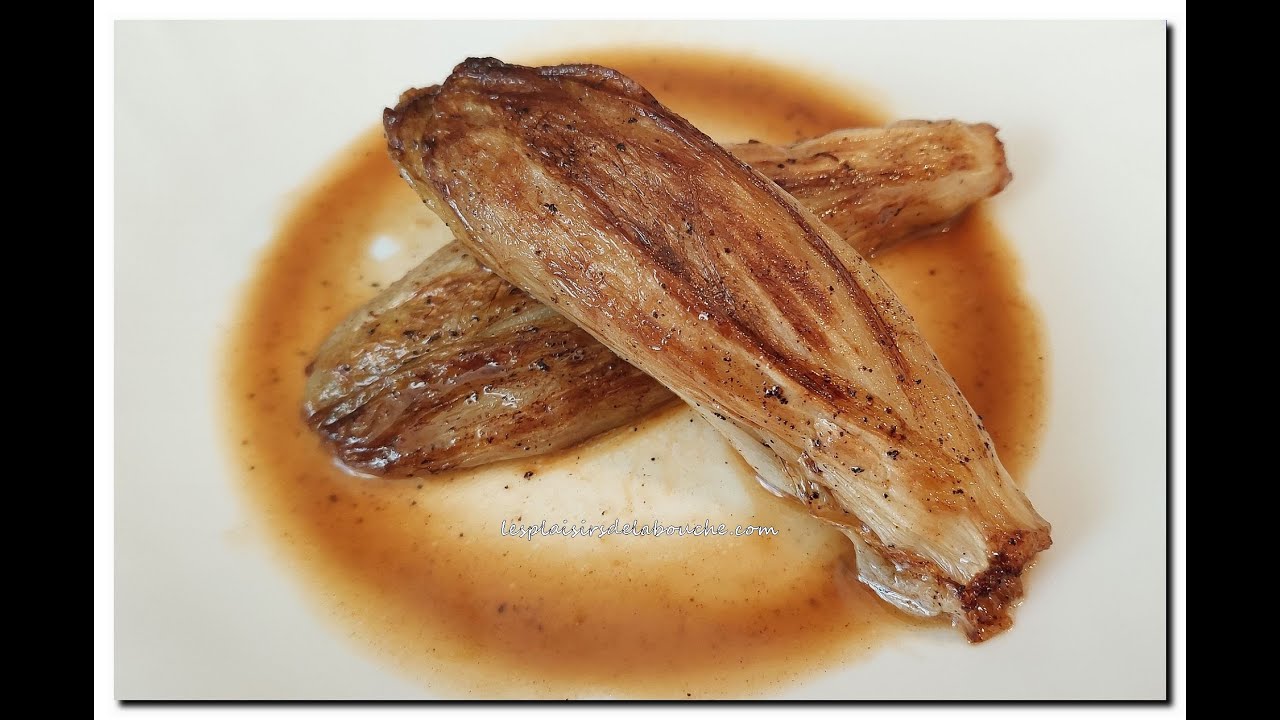 Chicons ou endives braisées au miel - YouTube