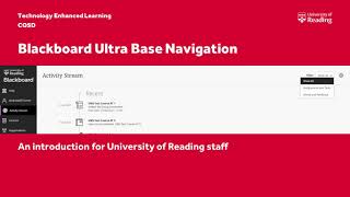 Uni of reading blackboard store