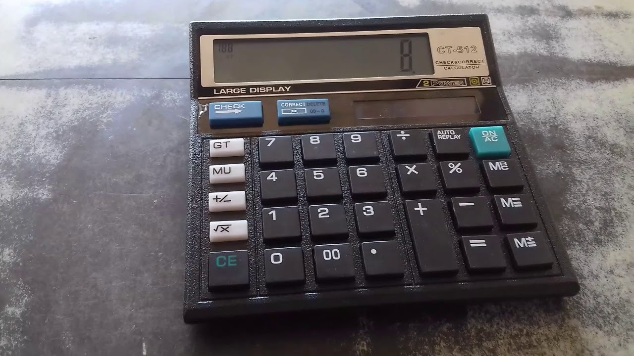 Calculator switch off - YouTube
