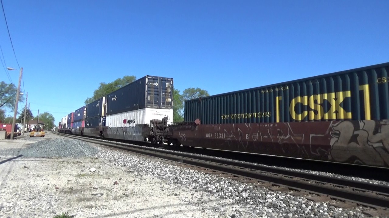 CSX 7887 East - Fostoria, OH - YouTube