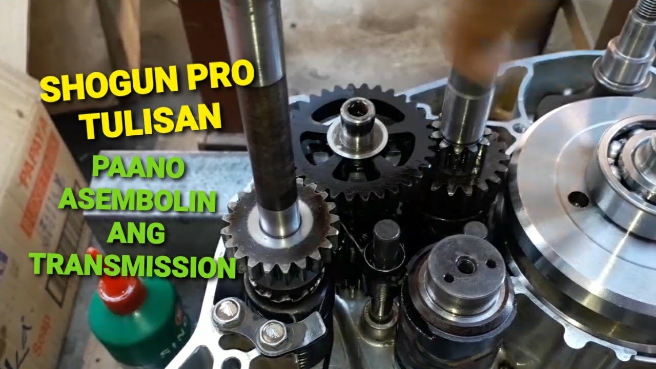 SHOGUN PRO 125 TULISAN PAANO ASEMBOLIN ANG TRANSMISSION - YouTube