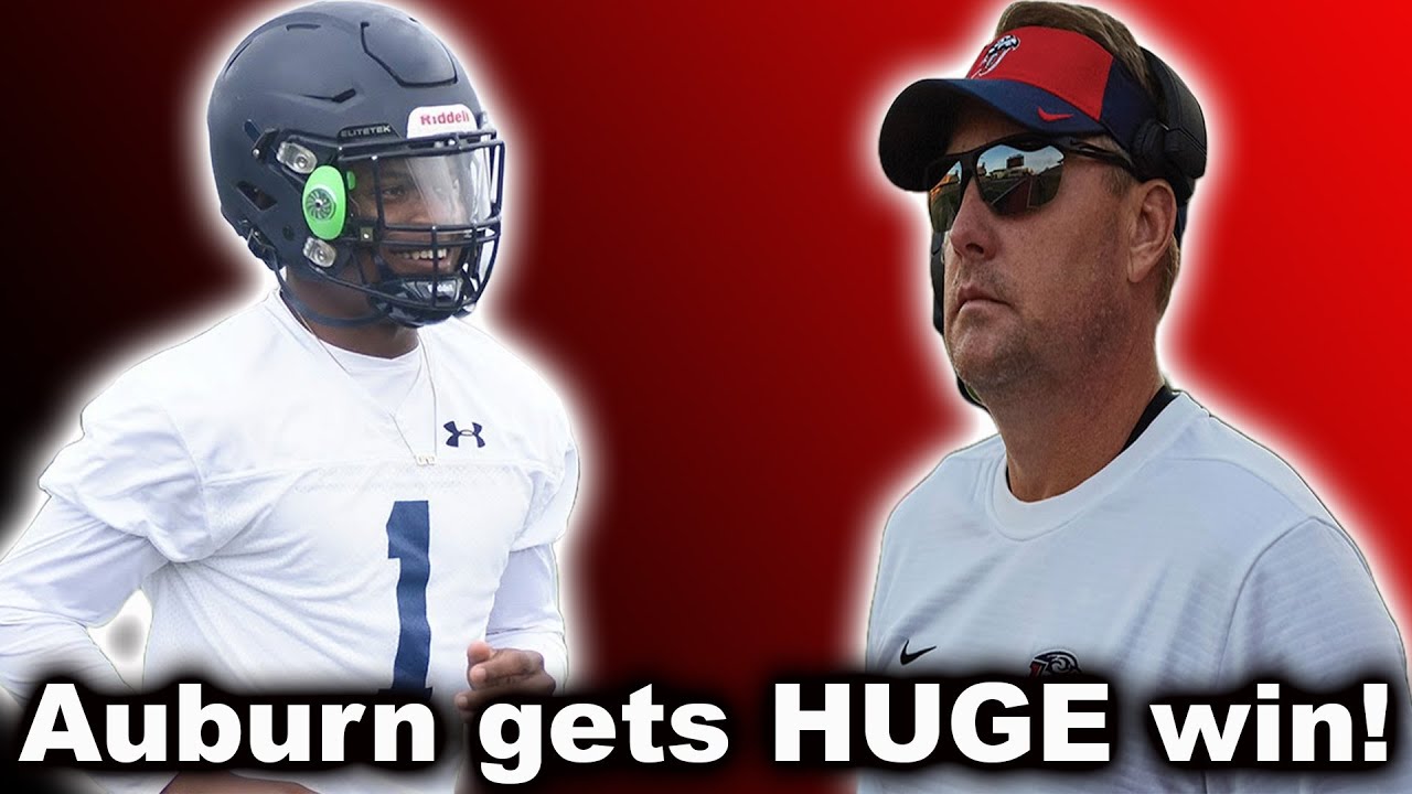 Auburn gets a MASSIVE WIN for 5⭐️ WR! Perry Thompson FLIPS from Alabama ...