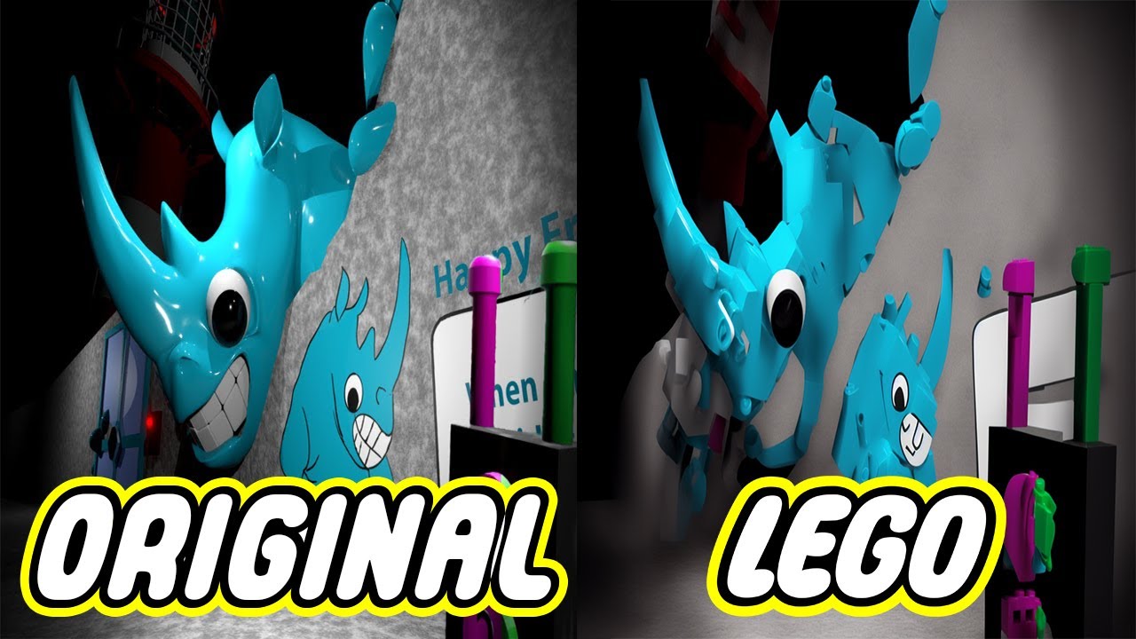 Garten of Banban 4 vs LEGO - PATCHED ELLIE Lured PICKALEENA to a TRAP ...