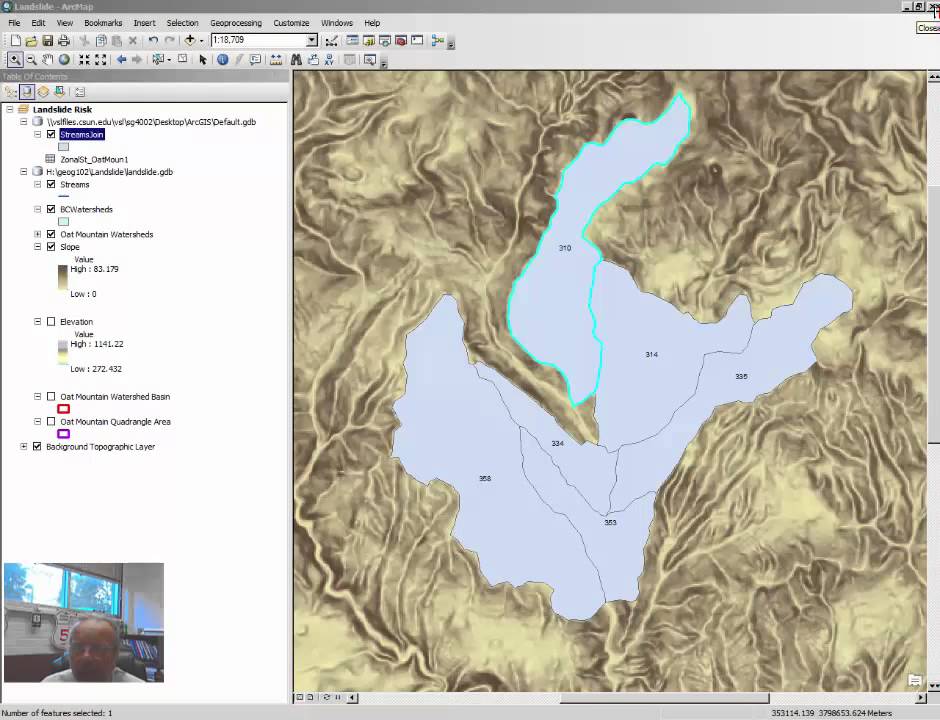 Geography 102: Calculating Landslide Debris -Part 3 - YouTube