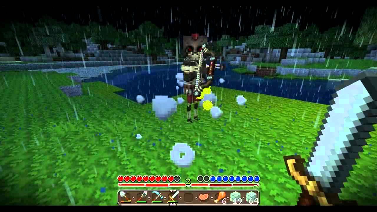 Minecraft - Spider Jockey - Skeleton Riding Spider - YouTube