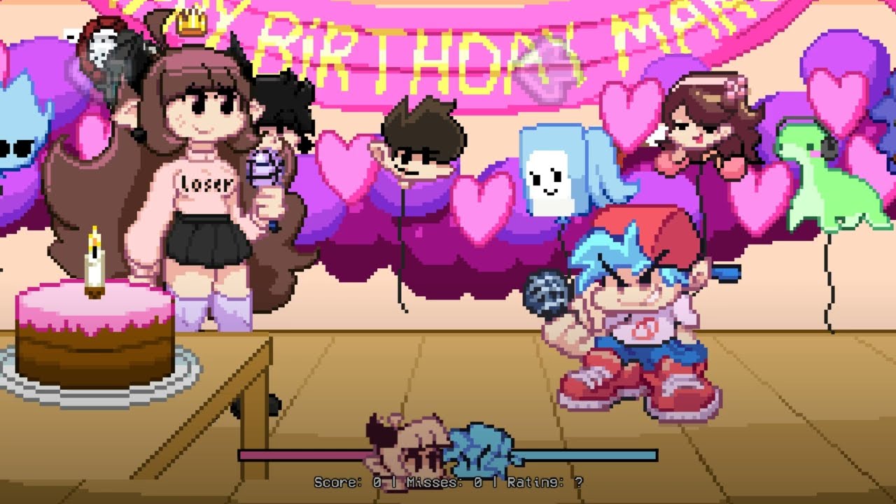 FNF: Mango's balloon party Friday Night Funkin' – Go Man Go - YouTube