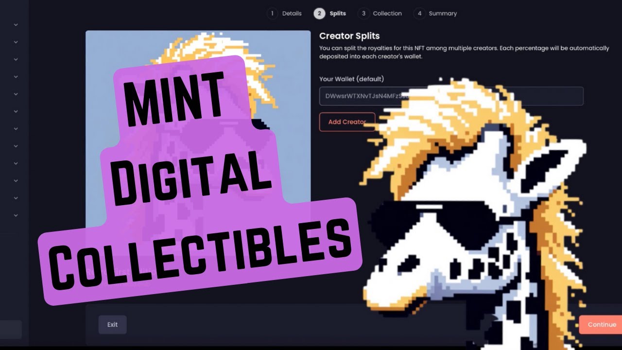 How to create a Digital Collectible with Social Connector - YouTube