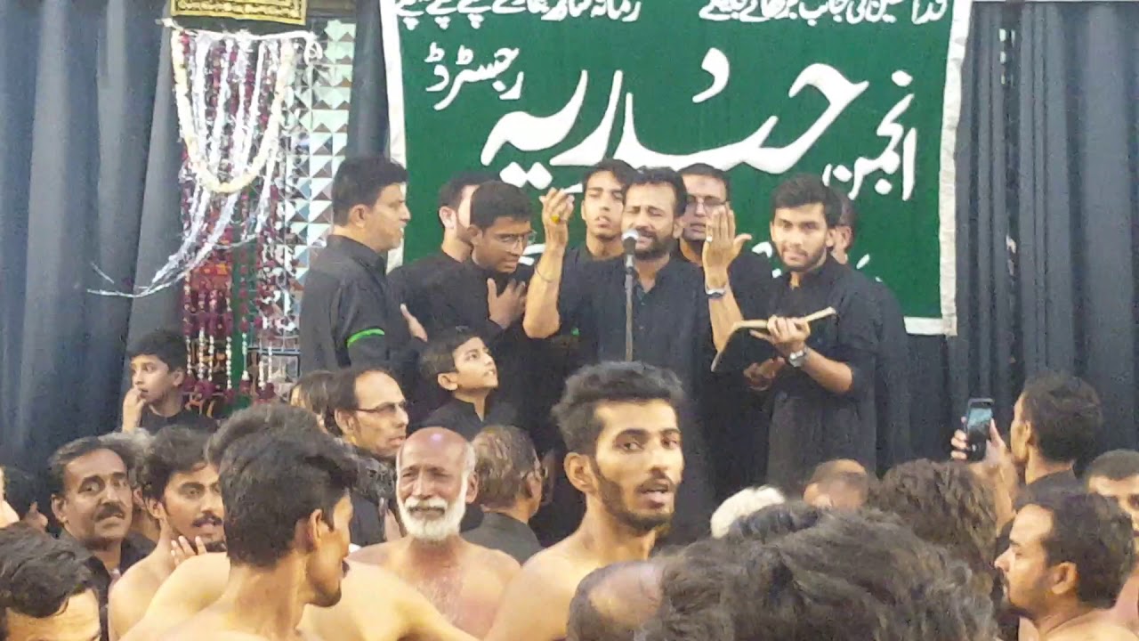 ABBAS SAKINA KO ZARA | SAJID JAFRI LIVE | HYDERIA DRIGROAD | SAFAR 2019 ...