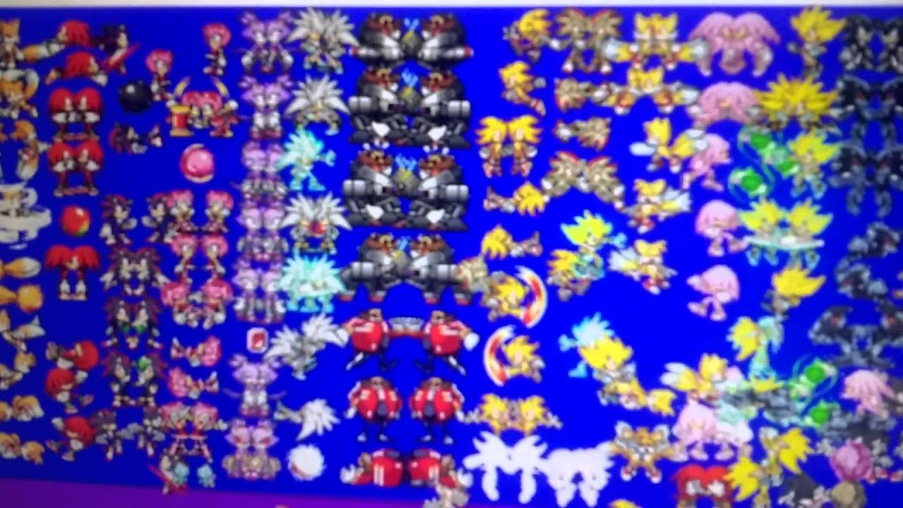 Sonic scene creator dark sonic vs super tails - YouTube