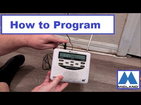 How to Program SETUP Midland Weather Alert Radio (WR-120EZ WR120EZ WR ...